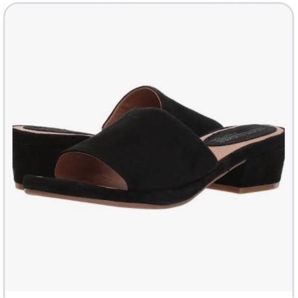 me too | Shoes | Adam Tucker Me Too Yolo Black Suede Mule Sandal 8 ...